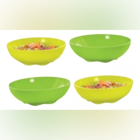 Tupperware | Dining | Tupperware Floresta Open House Salad Bowls Set ...